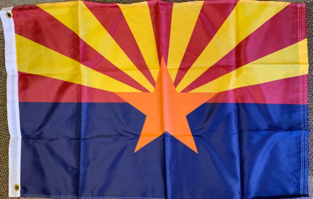 Arizona State Flag 3X5FT, 4x6ft and 5x8ftpremium Printed Nylon With ...