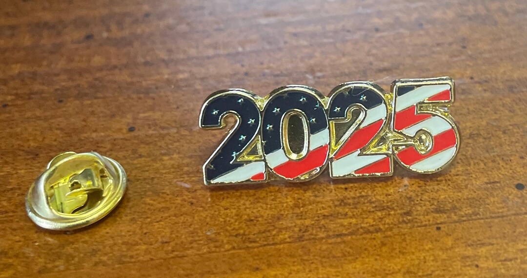 2025-26 USA Flag Lapel Pin: New Year's Eve Party Favor - Etsy