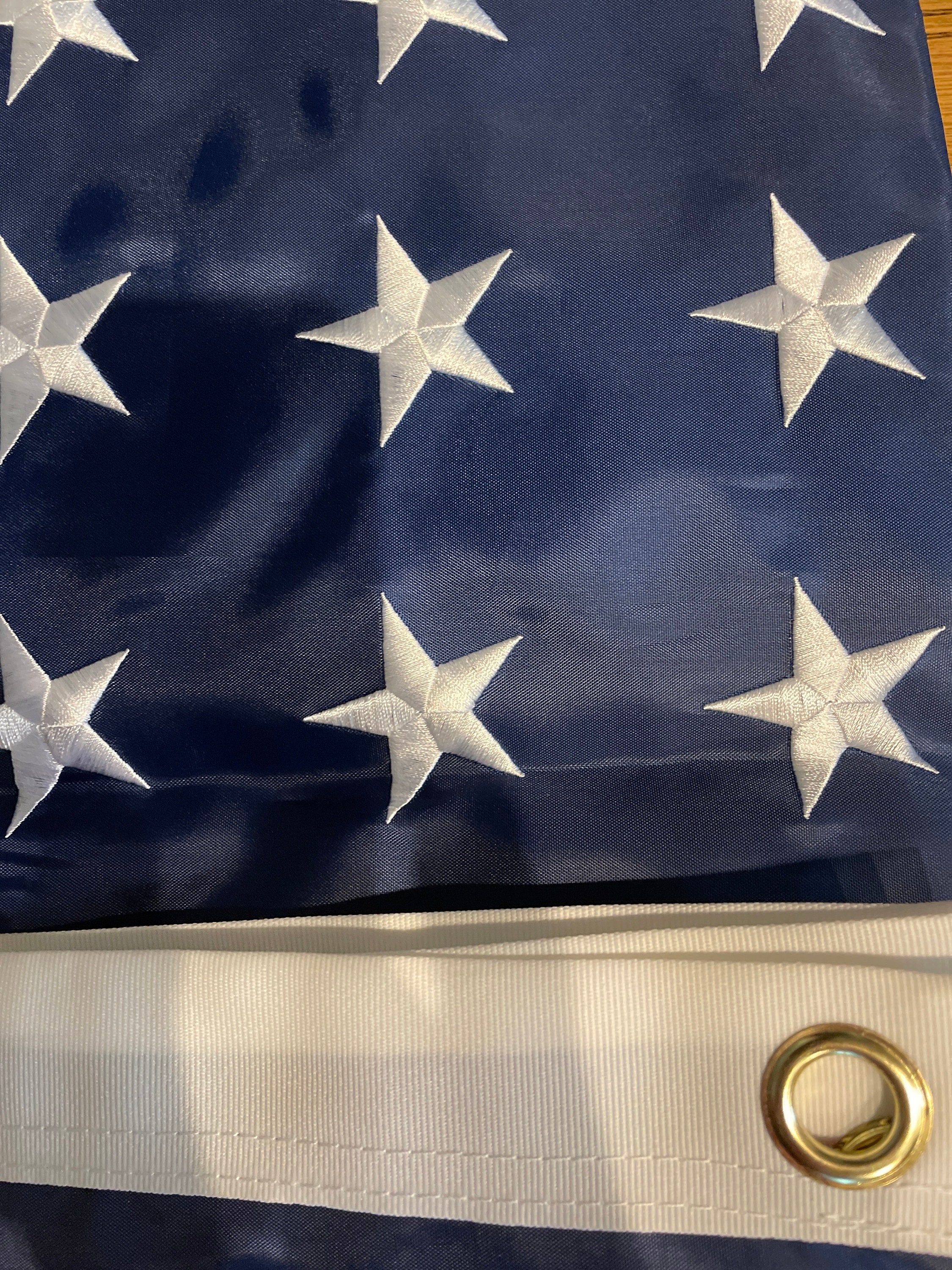 48 Stars US Flag 3x5ft: Sewn Embroidered Nylon - Etsy