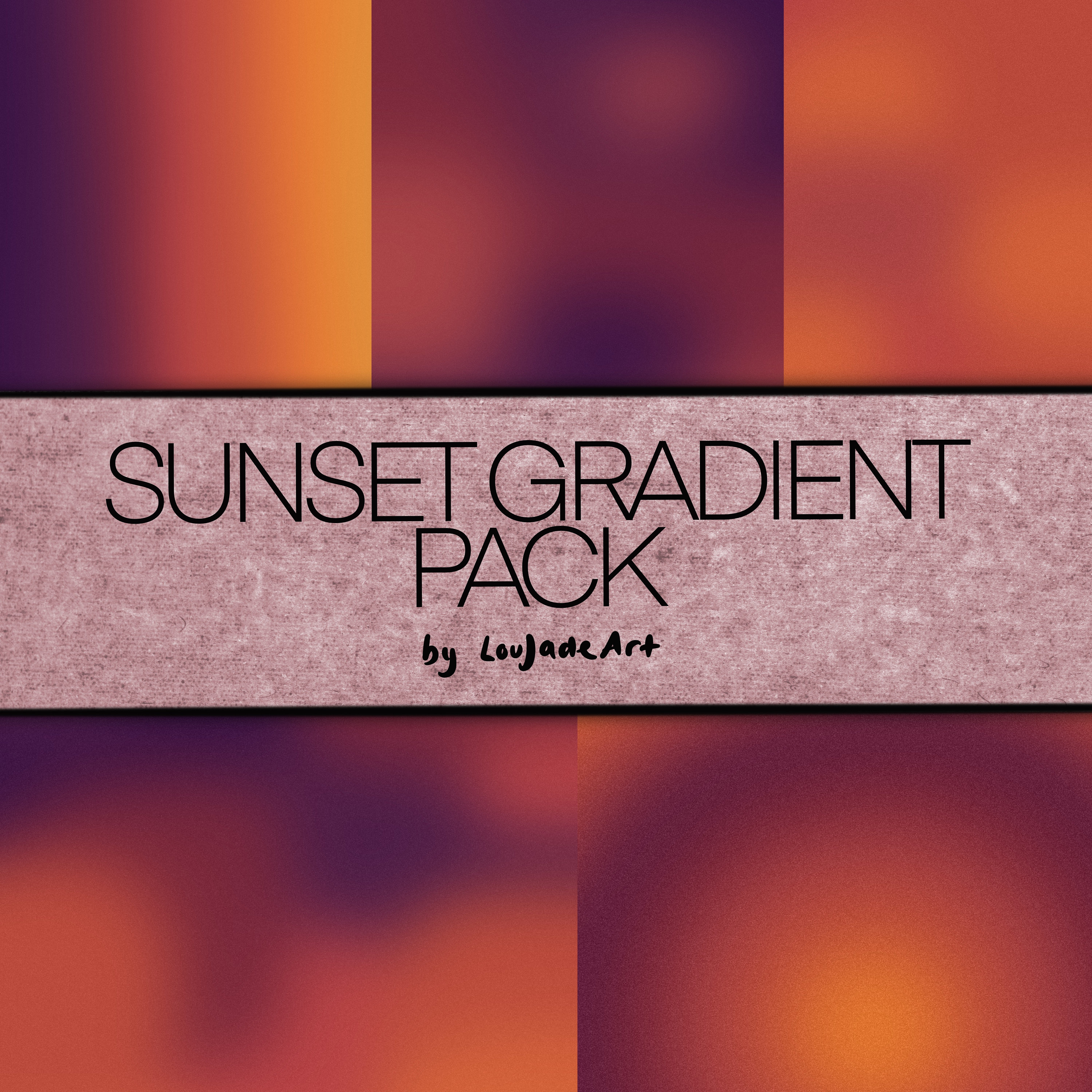 Sunset Colours Gradient Background Digital Paper Download - Etsy