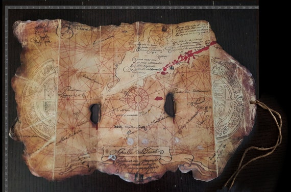 GOONIES MAP Replica of the Goonies Map Handmade From the - Etsy UK