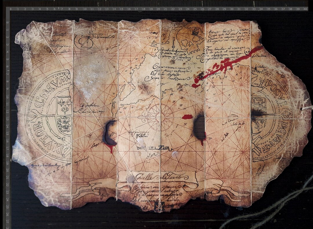 GOONIES MAP Replica of the Goonies Map Made by Hand From the - Etsy Canada