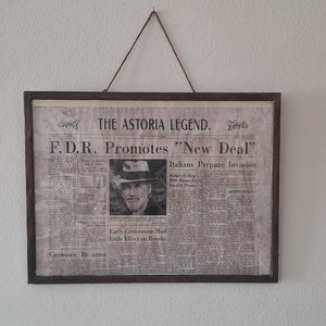 Replica of the Astoria Legend Newspaper, Chester Copperpot Newspaper ...