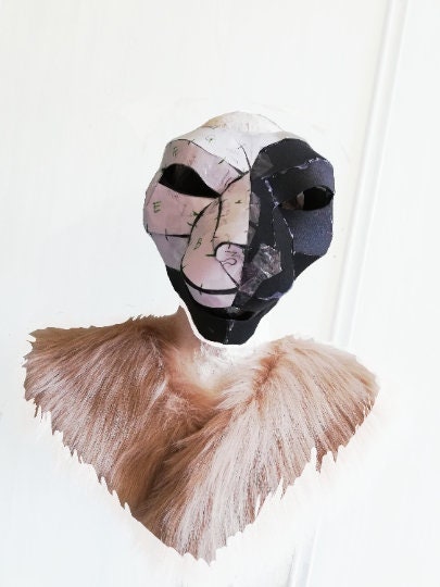 Digital Cat Mask PDF Pattern File Fursuit Big Feline Mask Pattern for ...