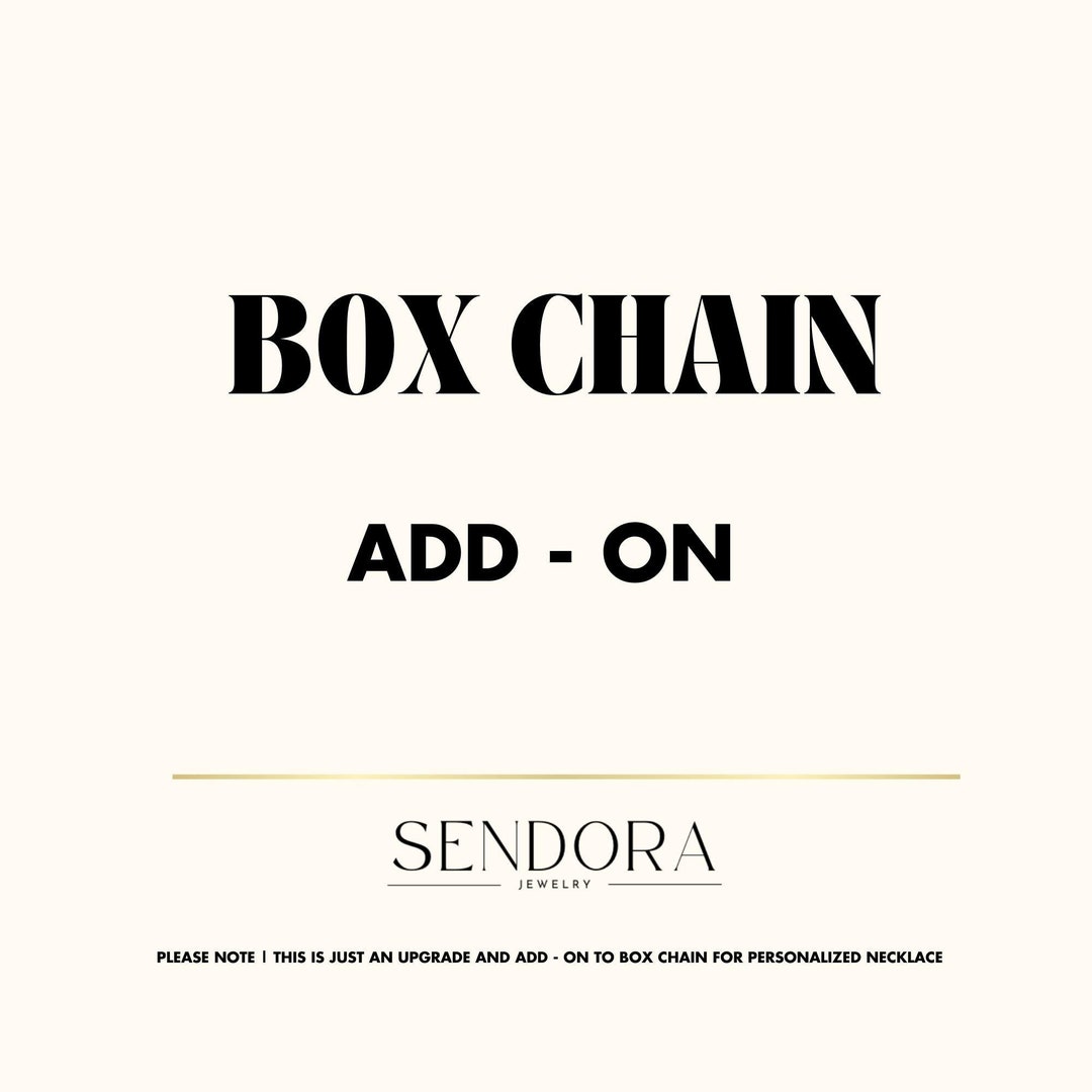 Box Chain Add-on ∙ Chain Upgrade - Etsy