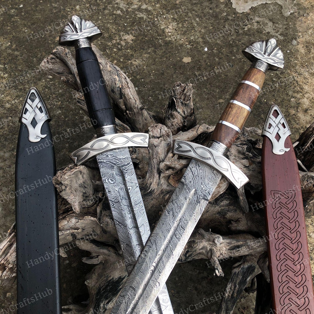 Northmen Sword Durable Hand-forged Norse Vikings Swords With Scabbard ...
