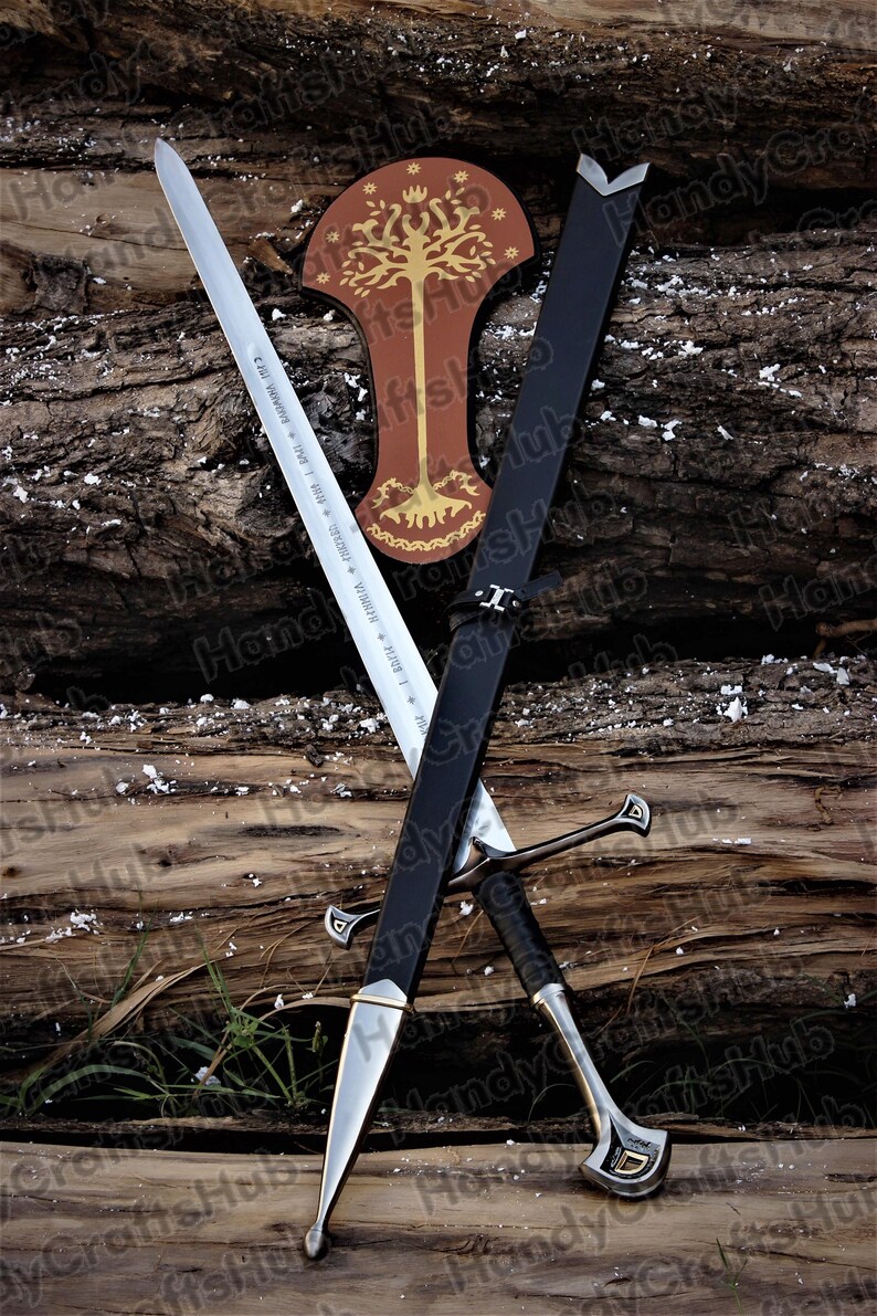 King Ragnar Lothbrok Viking Sword, Handmade Medieval Sword With ...