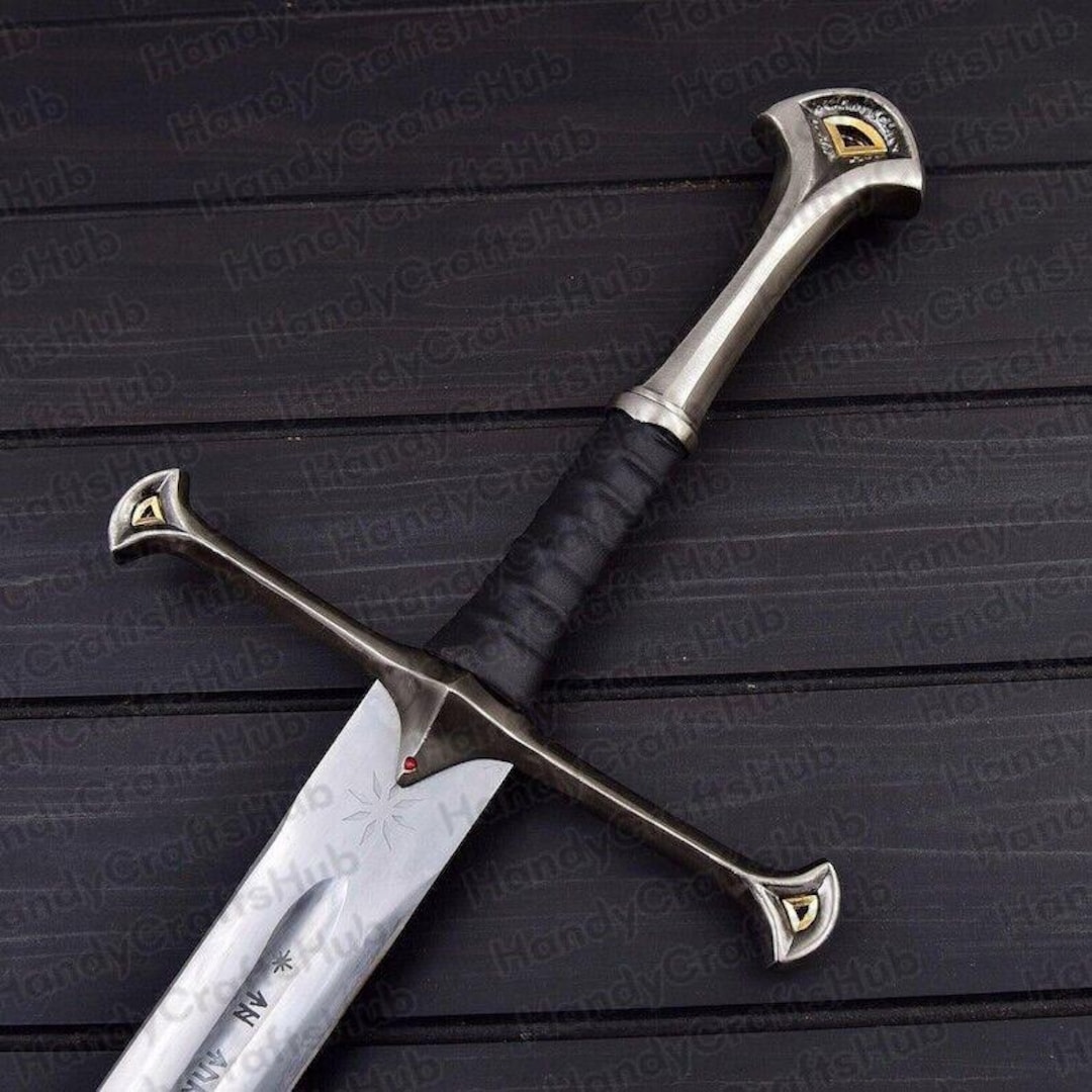 ANDURIL Sword of Strider, Custom Engraved Sword, LOTR Sword, Lord of ...