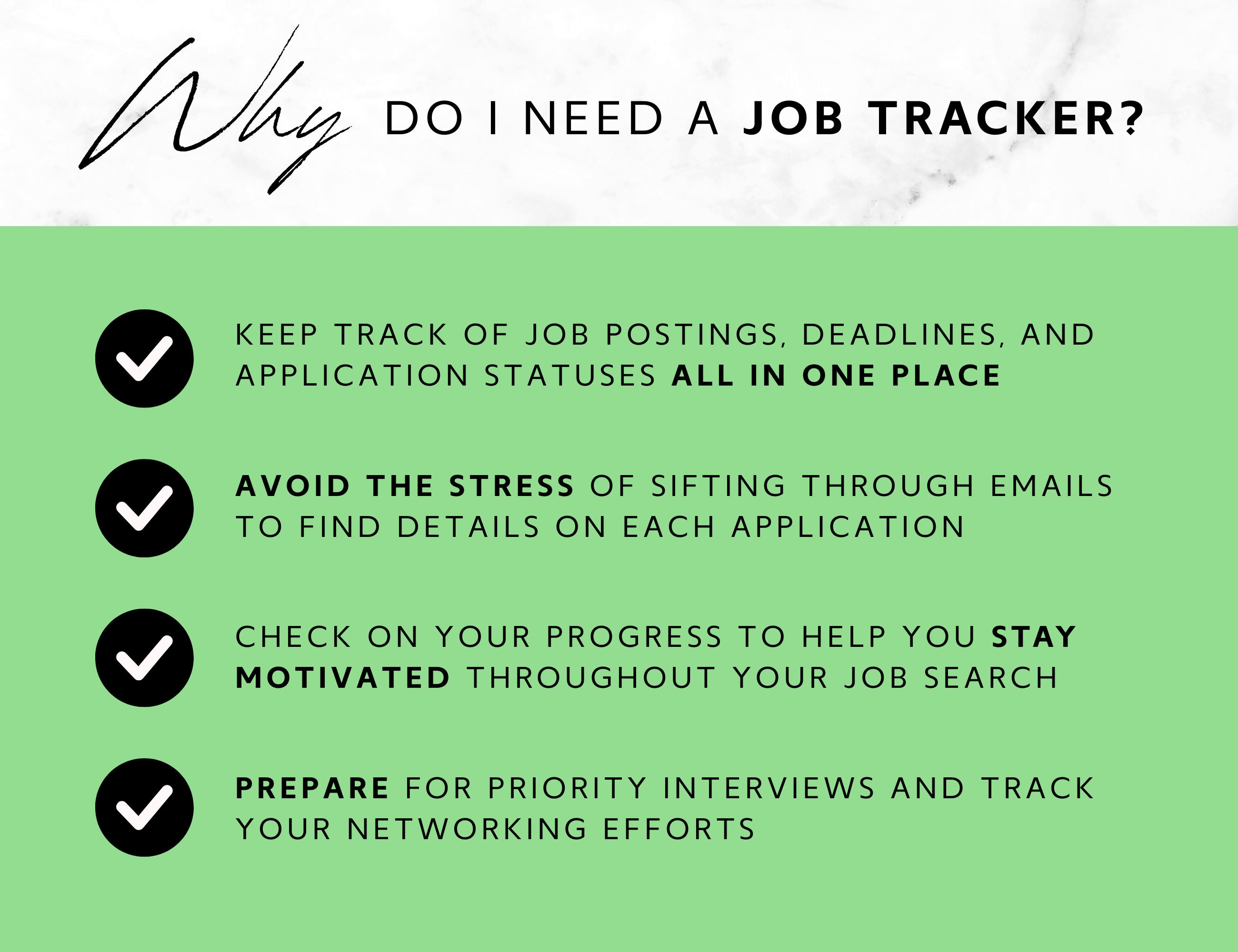 Job Application Tracker Spreadsheet Template For Google Etsy