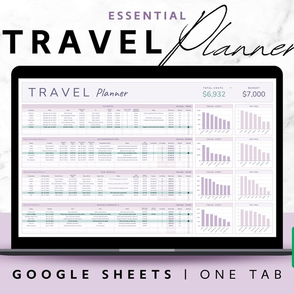 Travel Planner - Etsy