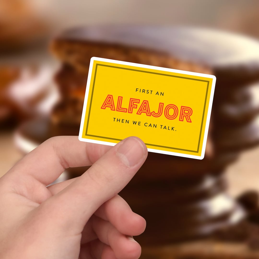 Argentina Sticker Alfajor Lover Sticker Fun Alfajores Dulce De Leche ...