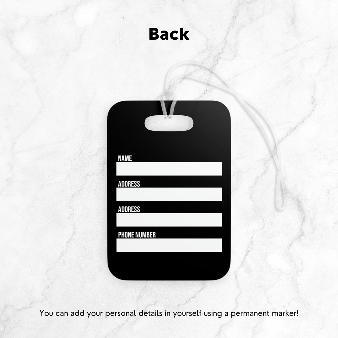 Funny Saying Luggage Tag, Pre-flight Gift, Emotional Baggage Tag ...