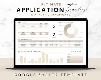Job Application Spreadsheet Tracker Job Offers Google Sheets Template ...