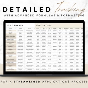 Job Application Tracker, Google Sheets Template, Job Interview Planner ...