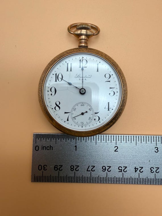 Vintage Standard Watch Co. USA Pocket Watch Made by N… - Gem