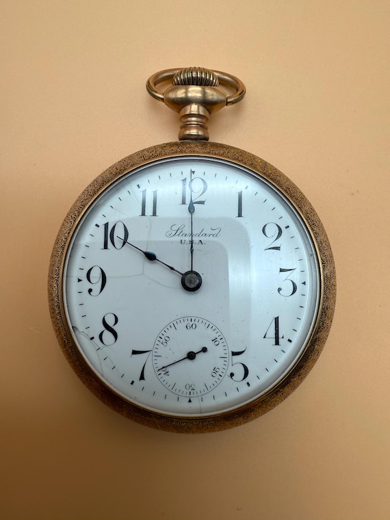 Vintage Standard Watch Co. USA Pocket Watch Made by N… - Gem