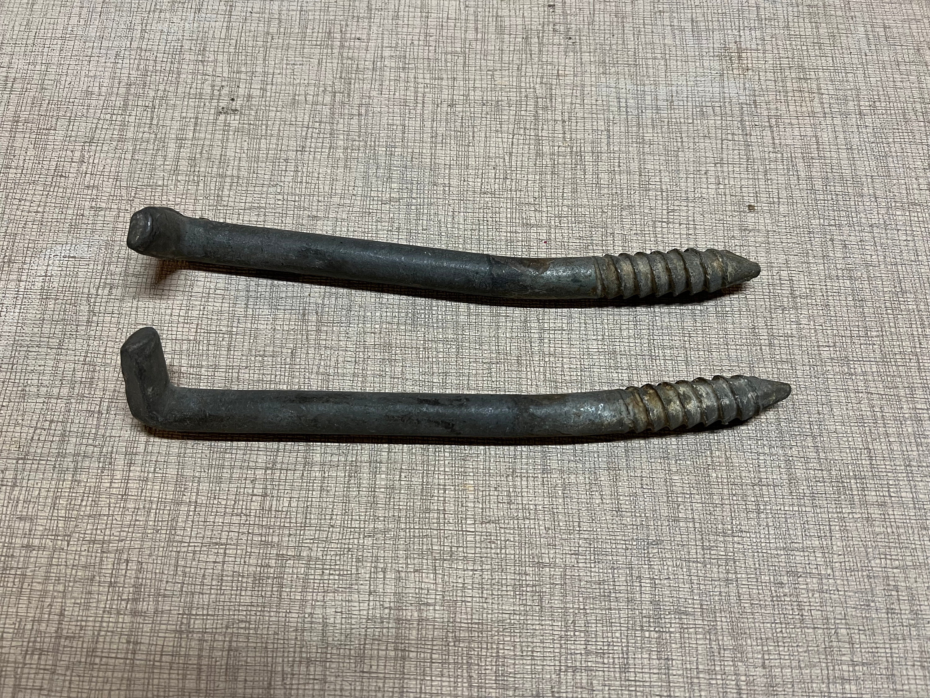 Vintage Telephone/utility Pole Metal Climbing Step Rungs Foot Pegs Sold ...