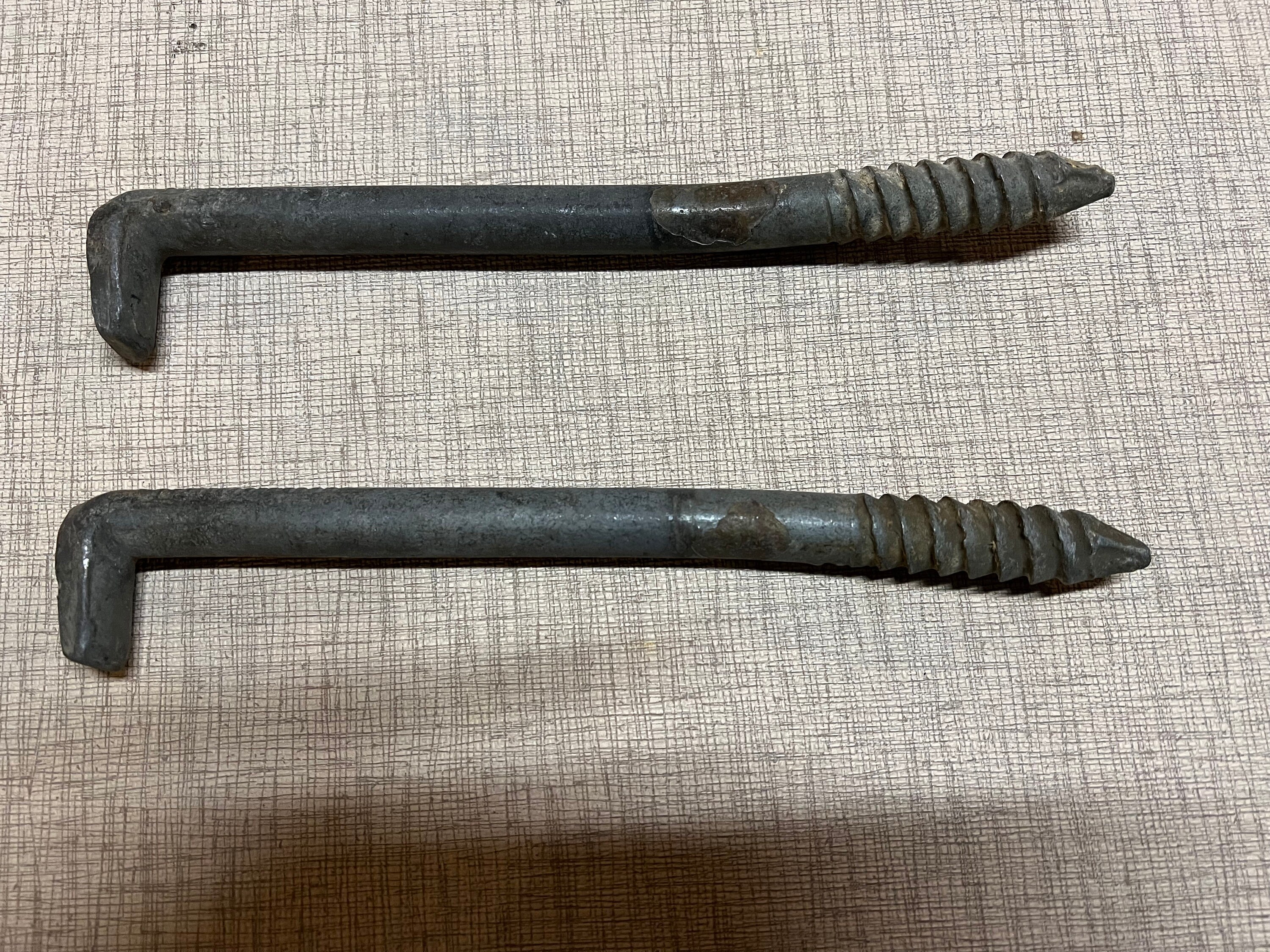 Vintage Telephone/utility Pole Metal Climbing Step Rungs Foot Pegs Sold ...