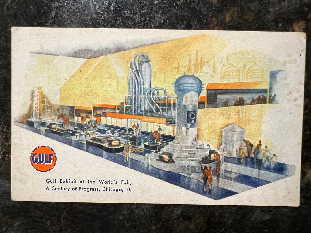 Gulf Exhibit at the World's Fair: A Century of Progress, Chicago ...