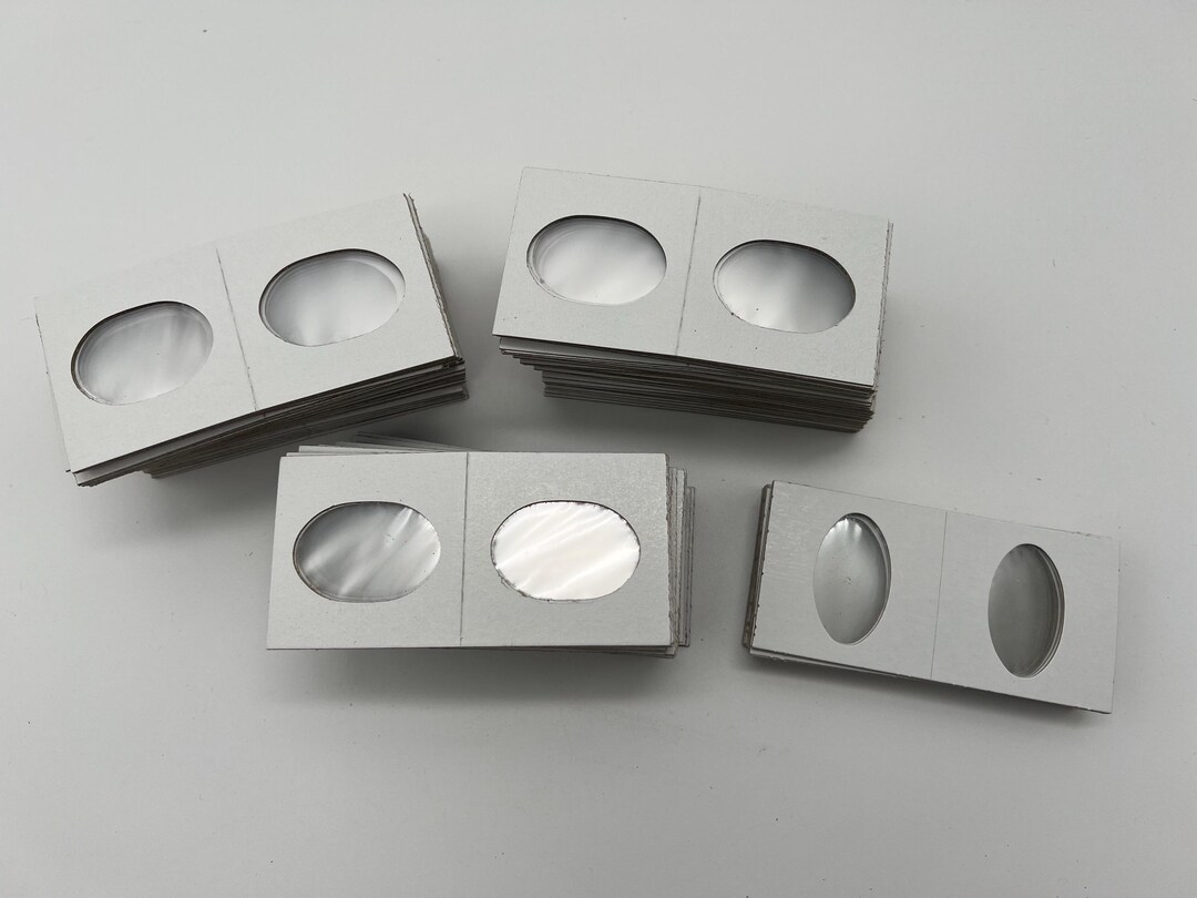 2" X 2" Elongated Penny Cardboard Coin Protector Flips for Your ...