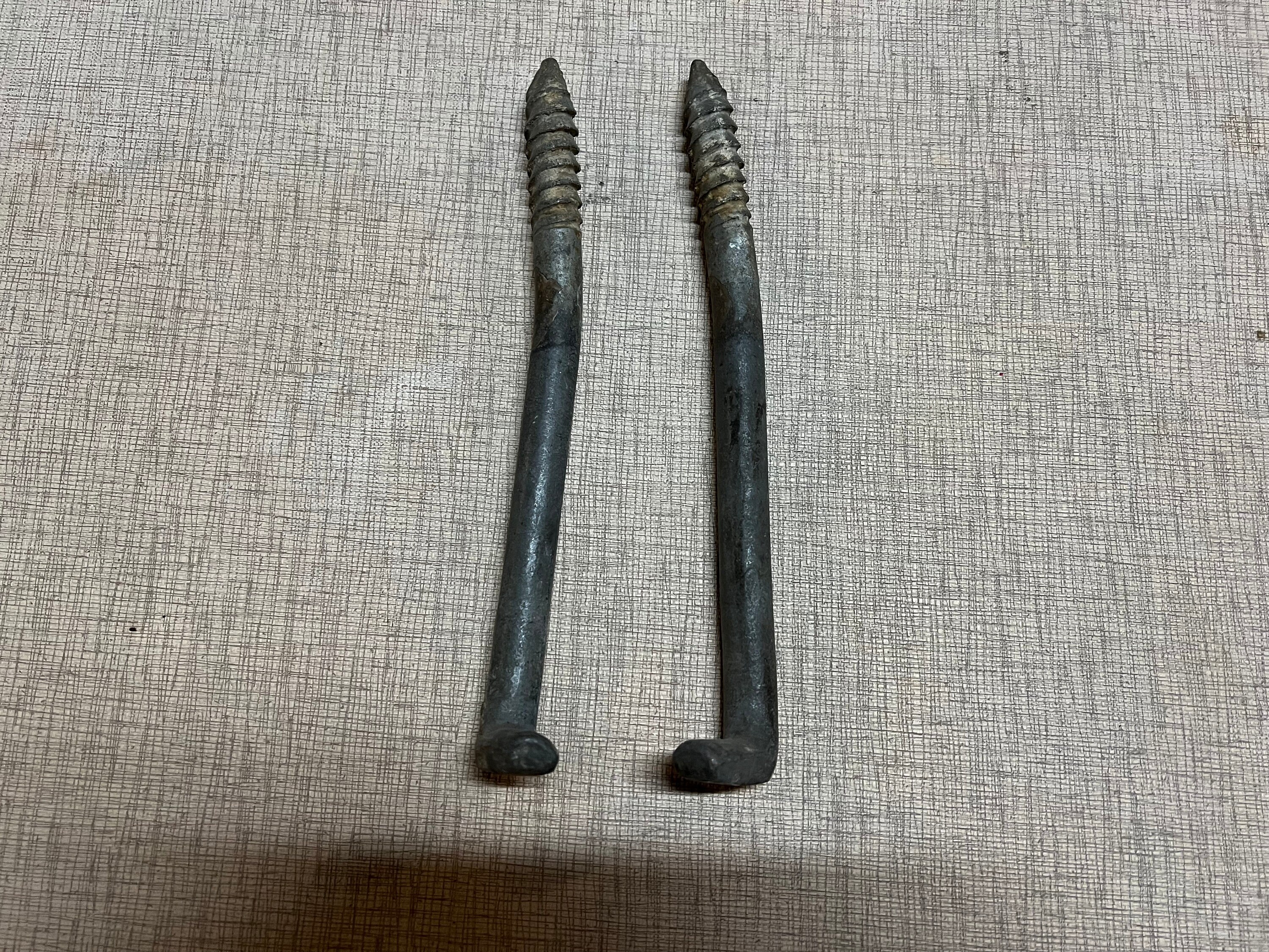 Vintage Telephone/utility Pole Metal Climbing Step Rungs Foot Pegs Sold ...