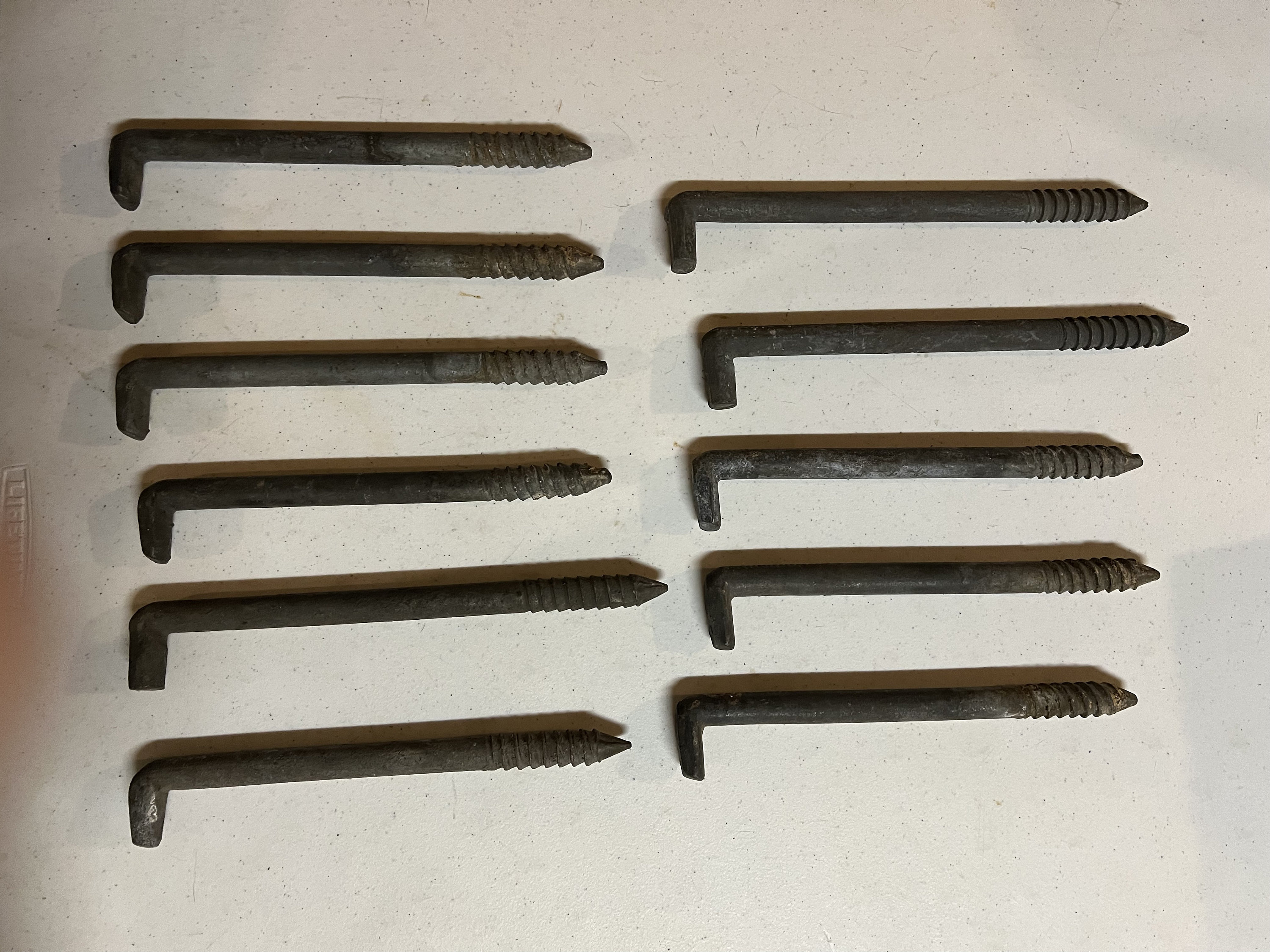 Vintage Telephone/utility Pole Metal Climbing Step Rungs Foot Pegs Sold ...