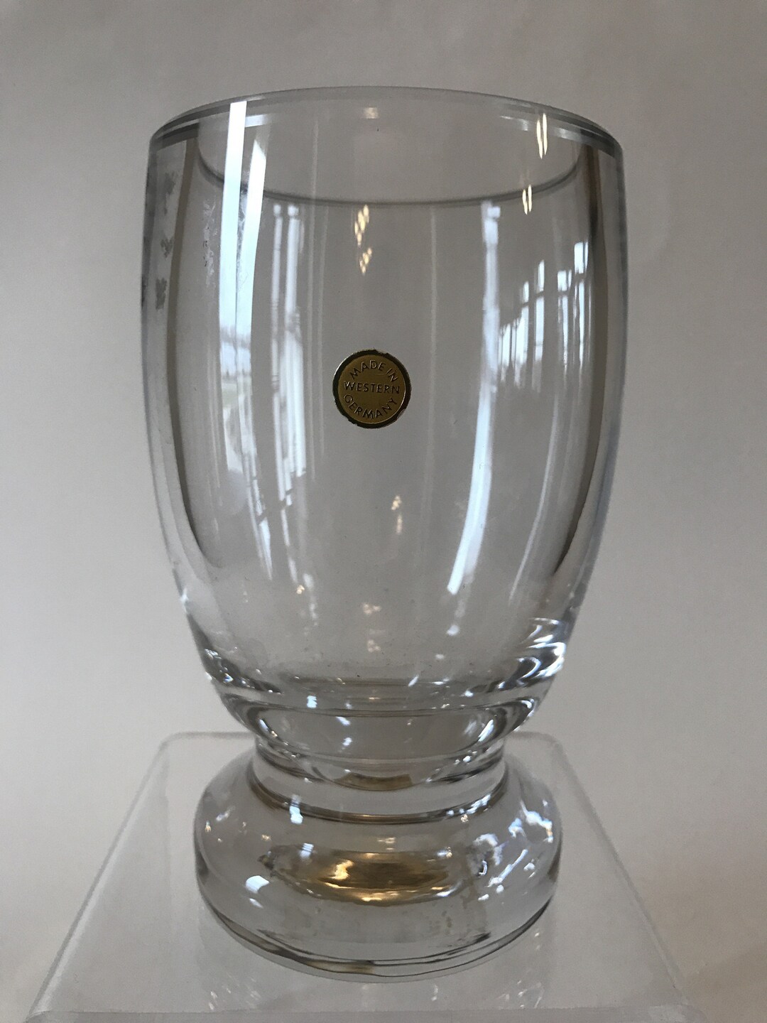Pure Hand Blown Crystal Plain Glass No Engraving, Cutting or Painting ...