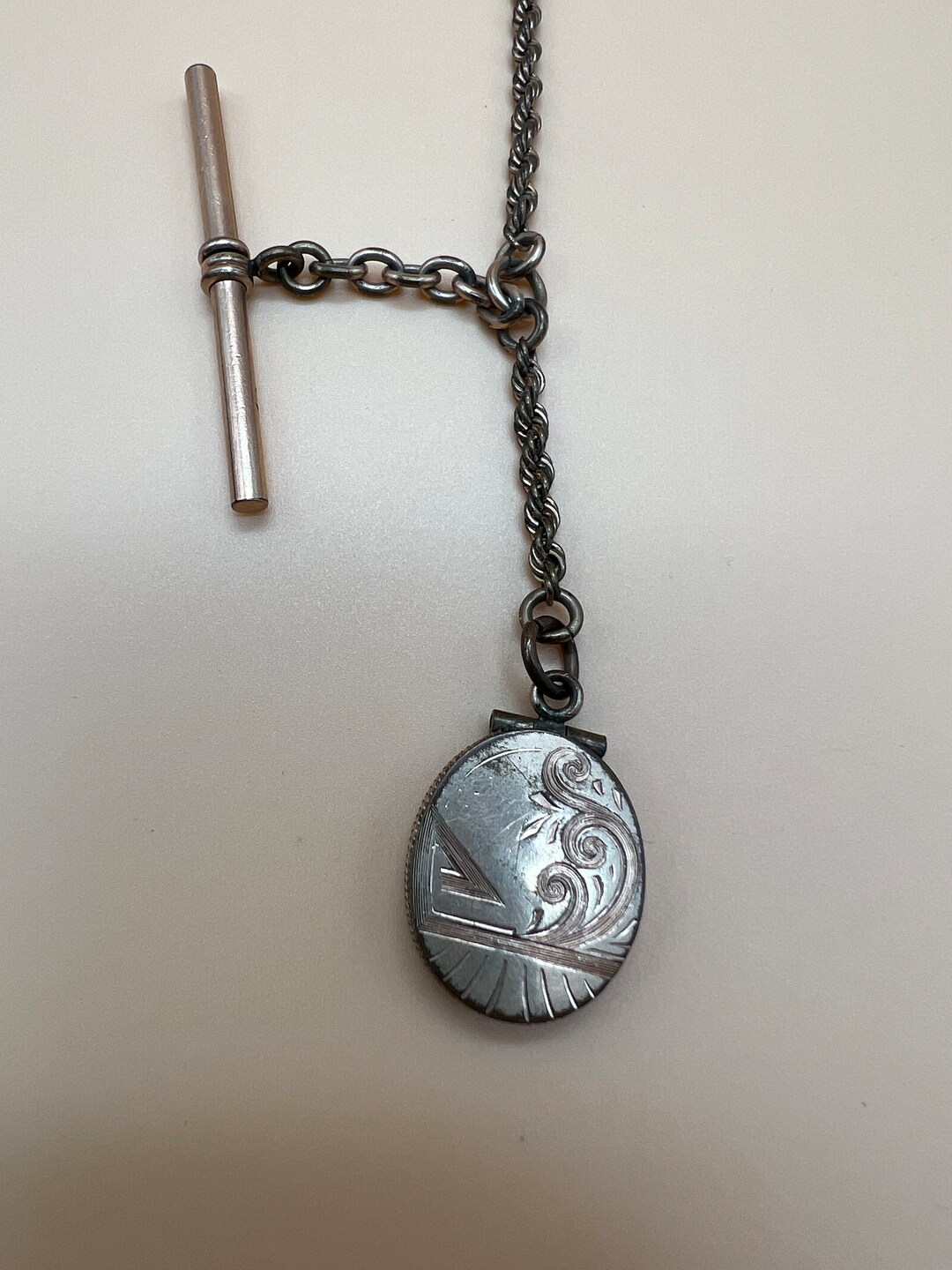 Beautiful Vintage Pocket Watch Fob Chain With T-bar Photo - Etsy