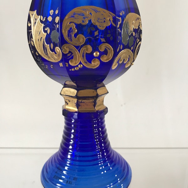 Cobalt Blue Goblets - Etsy