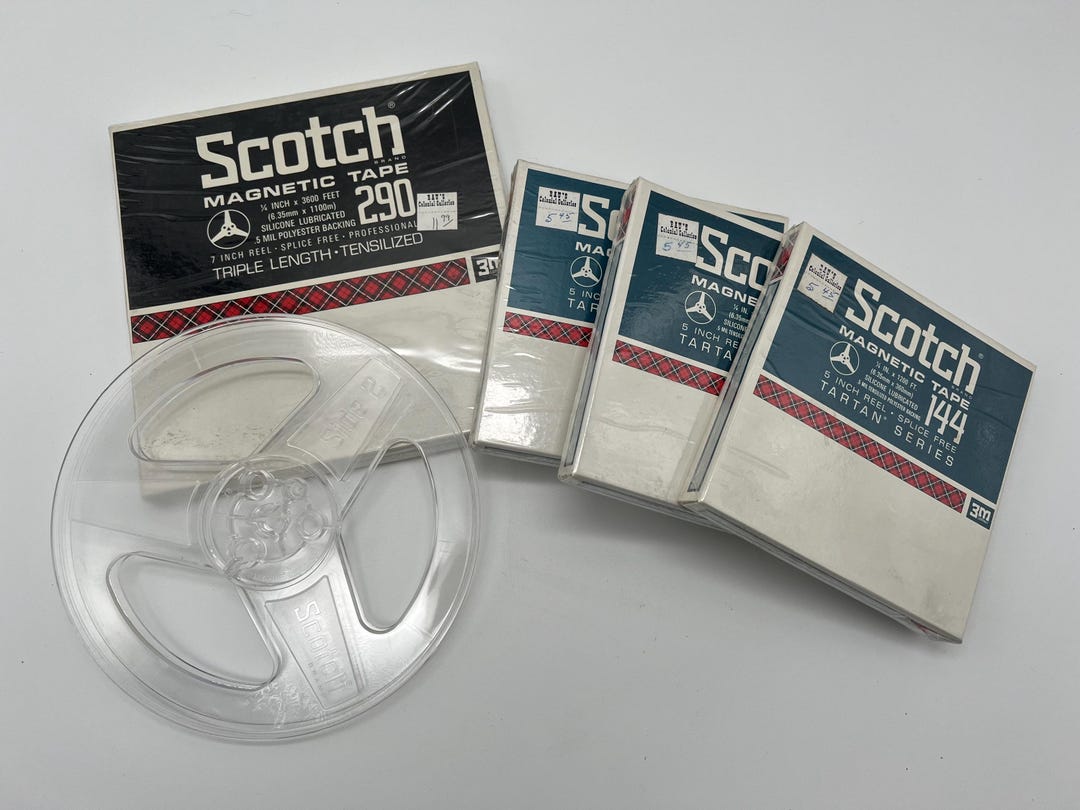 3M Scotch Brand Magnetic Reel to Reel Audio Tape 290 and 144, Empty ...