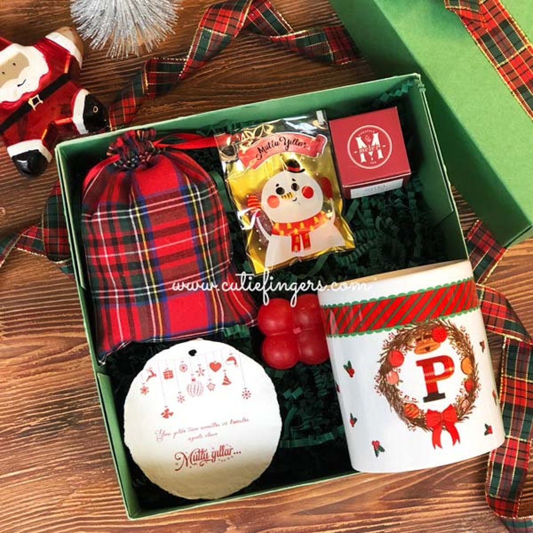 Happy New Year Gift Box New Year Gift Box Xmas Gift Box - Etsy