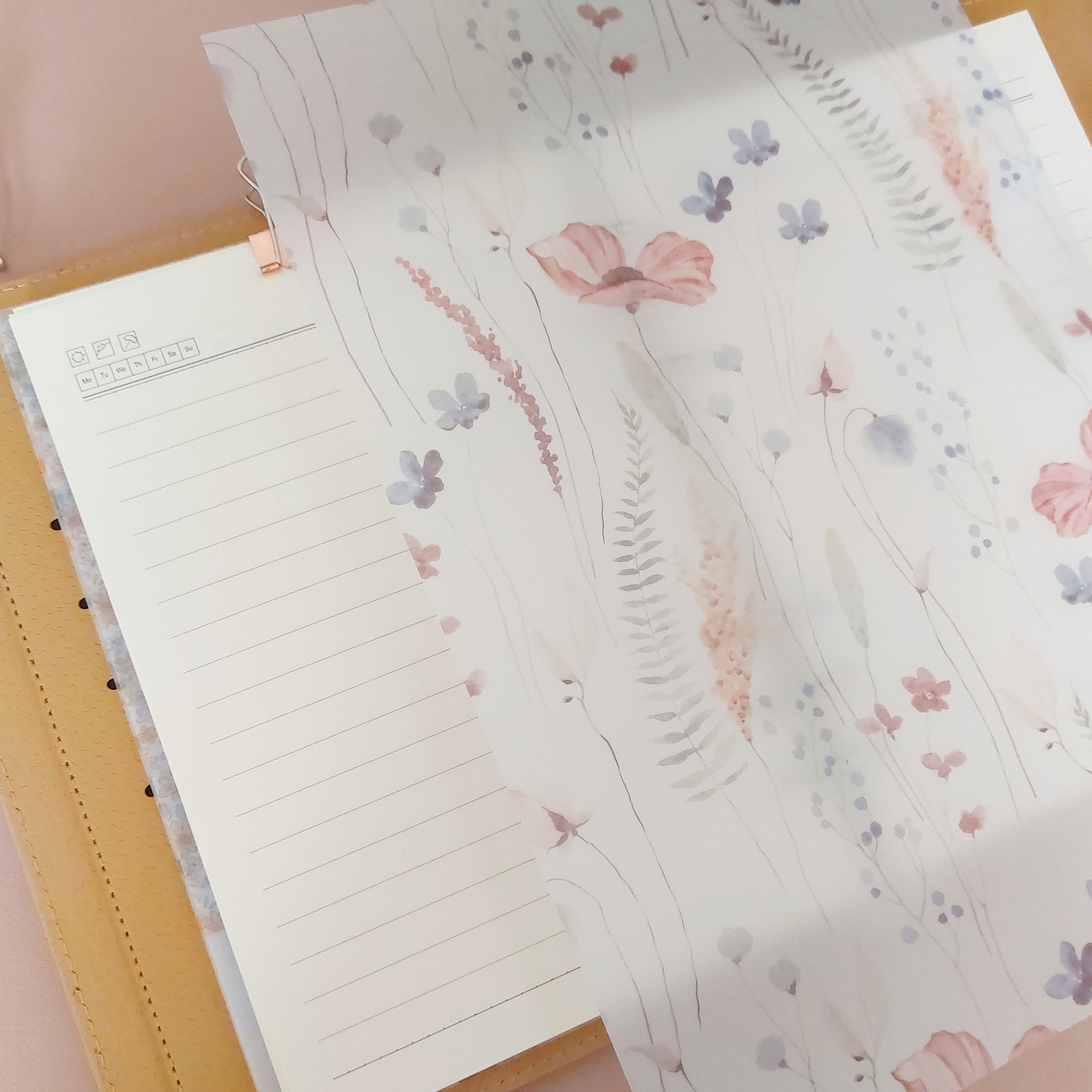 MIX AND MATCH A4 Luxury Vellum Patterned Paper, Translucent Paper - Etsy