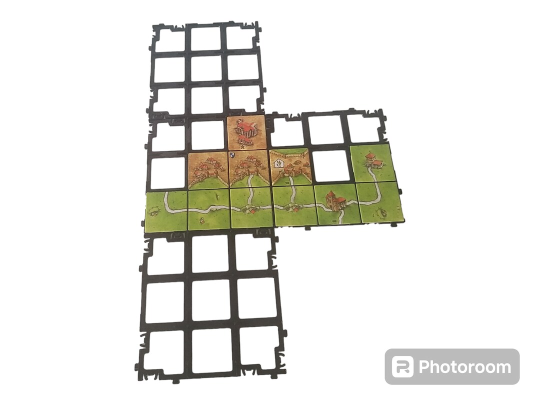 Grid for Carcassonne and Karak Tiles - STL FILE - Etsy