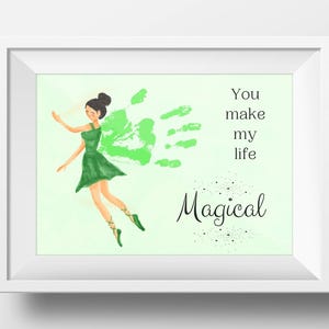 Fairy Handprint Art, Baby Keepsake Craft (PDF & JPG) - Etsy