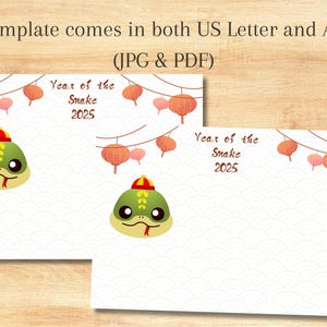 New Year Snake Craft, Lunar New Year, Chinese New Year, Baby Keepsake ...