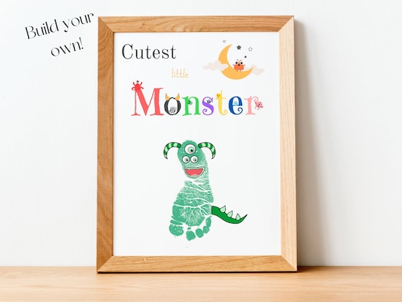 Monster Footprint Template