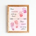 Apple Footprint Craft, Footprint Art, Baby Keepsake, Toddler Craft ...