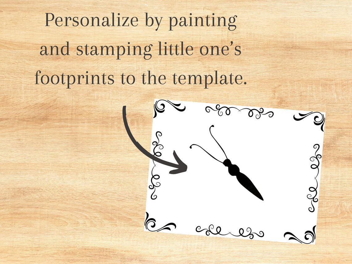 Butterfly Footprint Craft, Baby Keepsake, Craft Template, Daycare ...