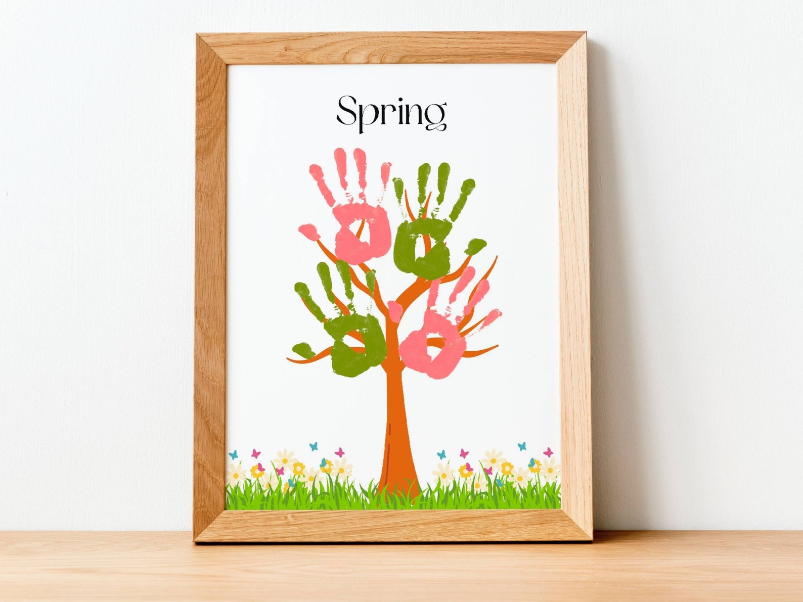 4 Seasons Handprint Craft, Printable Daycare Crafts, Toddler Activities ...
