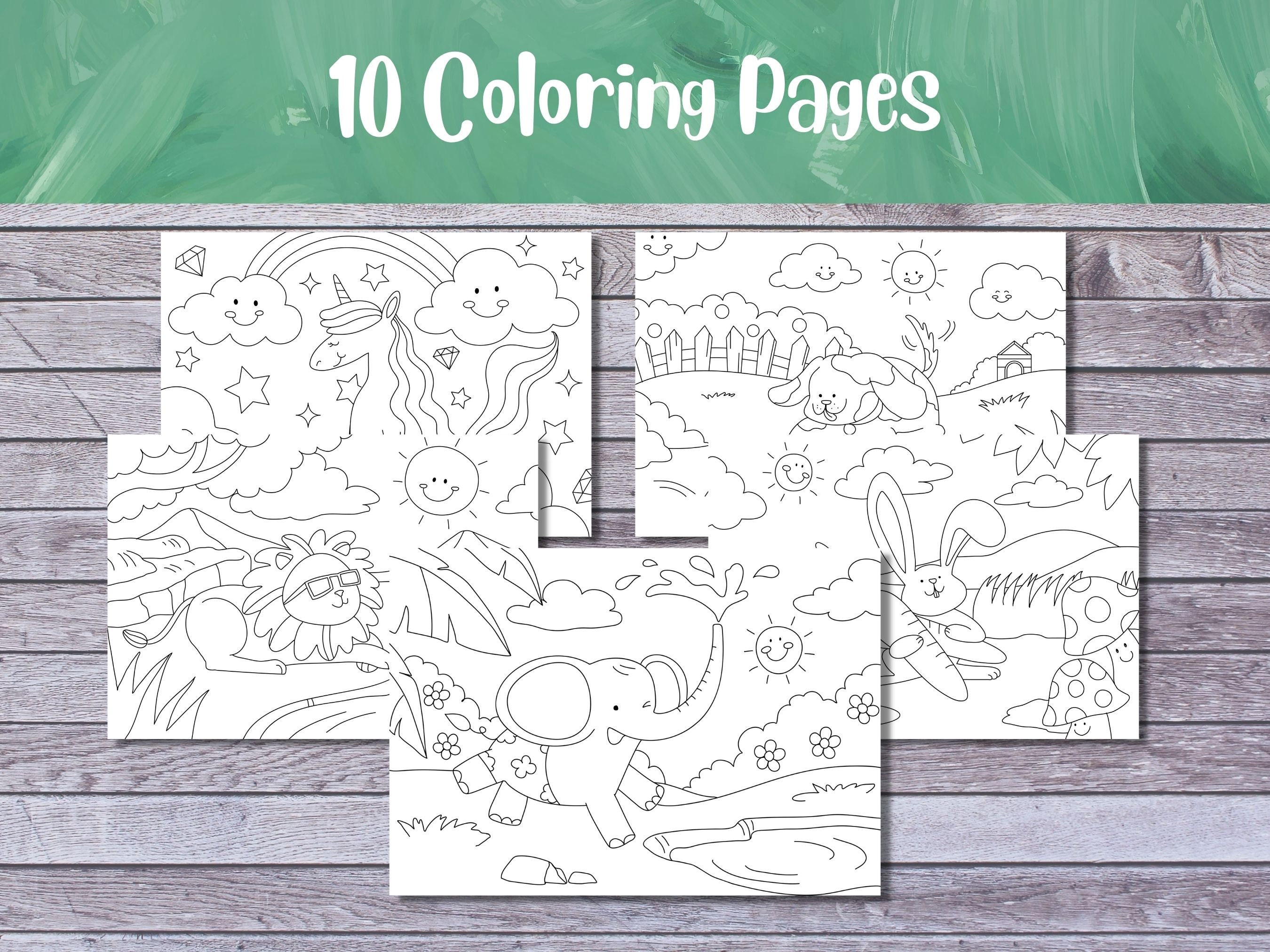 24 Printable Activities for Kids, Summer Time Activities, Road Trip ...