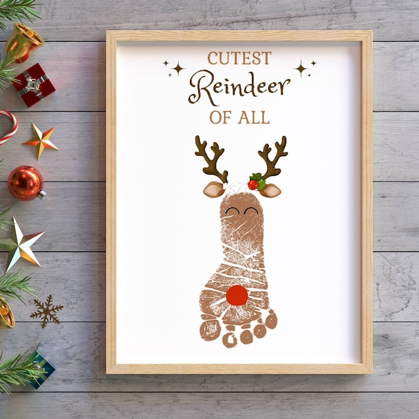Reindeer Footprint - Etsy