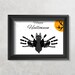 Printable Halloween Handprint Craft, Bat Handprint Art, Daycare ...