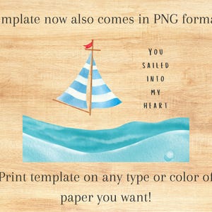 Boat Footprint Craft, Baby Keepsake, Daycare Activity, Daycare Craft ...