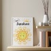 Sun Handprint Craft Sunshine Footprint Art Summer Crafts - Etsy