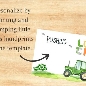 St. Patrick's Day Handprint Craft, Pushing My Luck Tractor Craft, Baby ...