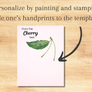 Cherry Handprint Craft, Baby Keepsake, Daycare Activities, Crafts for ...