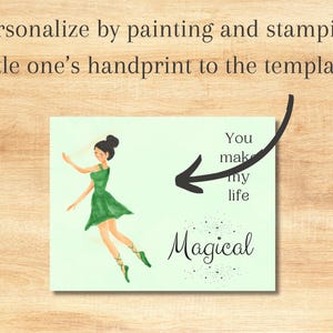 Fairy Handprint Art, Baby Keepsake Craft (PDF & JPG) - Etsy