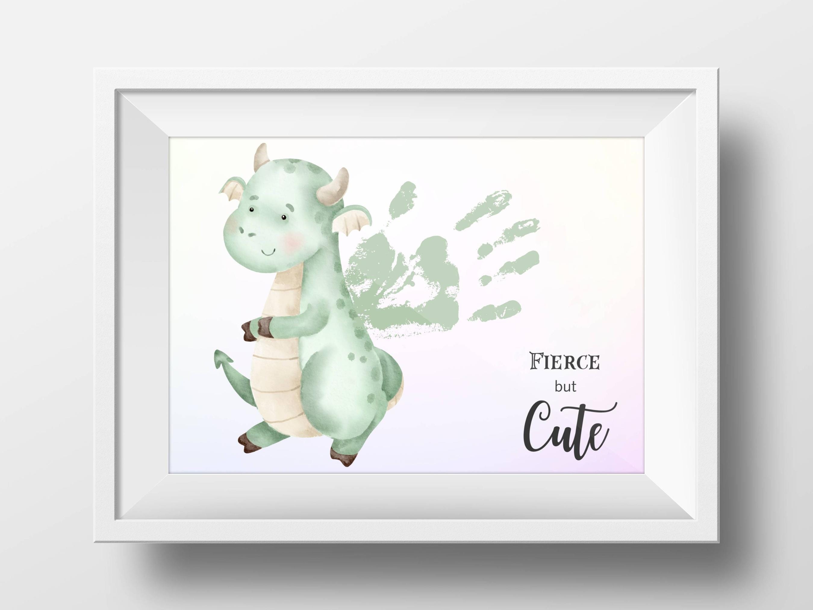 Dragon Handprint Craft, Baby Keepsake, DIY Craft (pdf, Jpg, Png) - Etsy