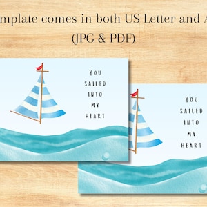 Boat Footprint Craft, Baby Keepsake, Daycare Activity, Daycare Craft ...