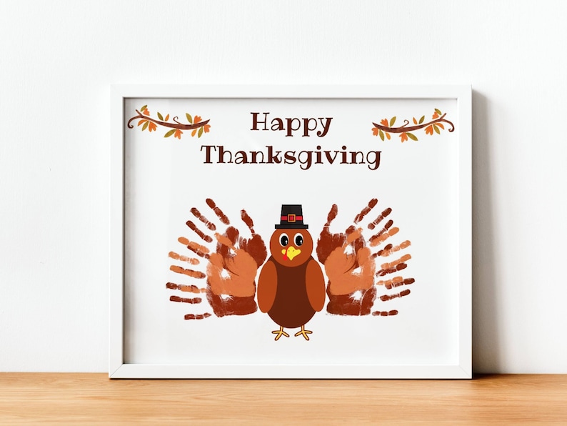 Thanksgiving Handprint Craft, Thanksgiving Turkey Art, Daycare ...